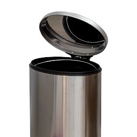 5L Oval Stainless Steel Step Can | Pottery Barn Teen