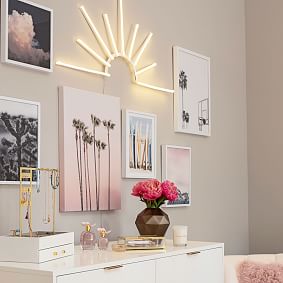 Open Box: Sun Burst LED Wall Light | Pottery Barn Teen