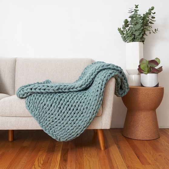 Open Box: Bearaby Tencel Tree Napper Weighted Blanket | Pottery Barn Teen