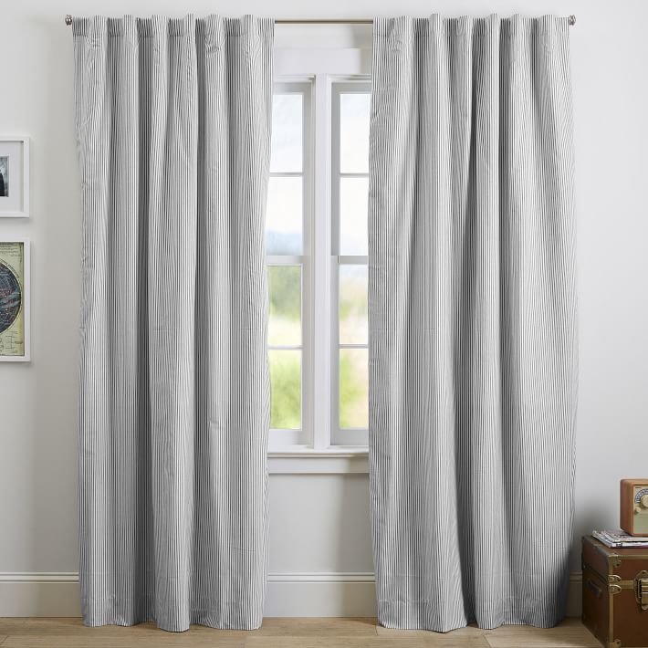 Boxter Stripe Curtain | Pottery Barn Teen