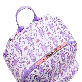 Colby Roller Rabbit Lavender Monkey Backpack | Pottery Barn Teen