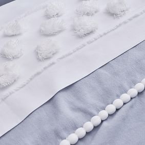 Pretty Pom Teen Sheet Set | Pottery Barn Teen