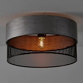 Metal Round Flush Mount | Pottery Barn Teen