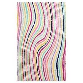 Wavy Stripe Wool Rug | Pottery Barn Teen