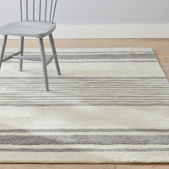 Plant Dyed Wool Chunky Stripe Rug | Pottery Barn Teen