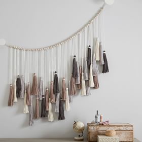 Oversized Tassel Garland | Wall Decor | Pottery Barn Teen