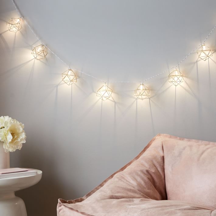 Geo String Lights | Pottery Barn Teen