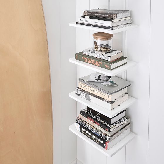 5 Tier Wall Shelf Tower (12"x32") | Pottery Barn Teen
