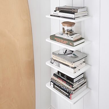 5 Tier Wall Shelf Tower (12"x32") | Pottery Barn Teen