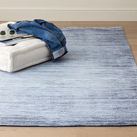 Recycled Solid Textured Washable Rug | Pottery Barn Teen