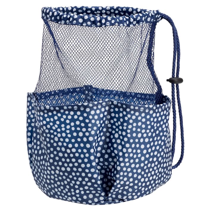 Drawstring Hanging Dorm Shower Caddy | Pottery Barn Teen