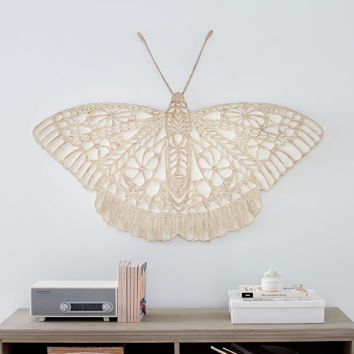 Wood Carved Butterfly | Pottery Barn Teen
