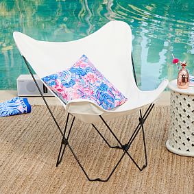 Lilly Pulitzer Slathouse Soiree Indoor/Outdoor Pillow | Pottery Barn Teen