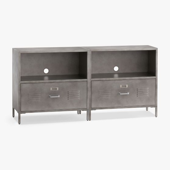 Locker 1-Drawer Bookcase, Set of 2 (60") | Pottery Barn Teen
