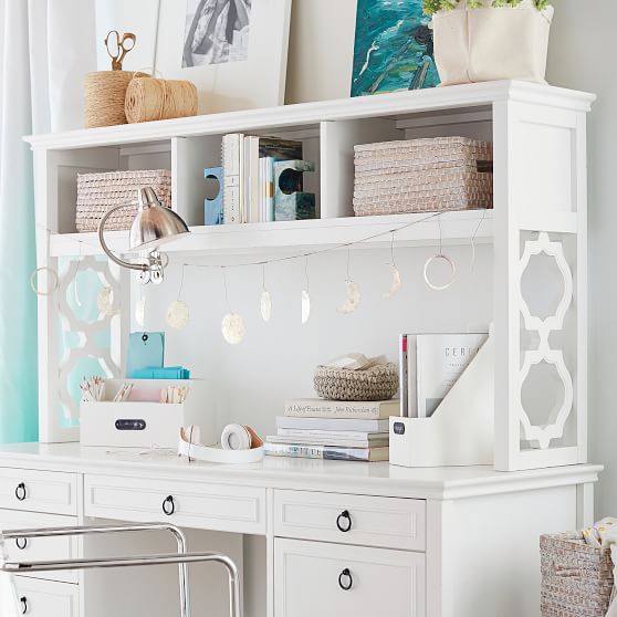 Dorm Foldable Wooden Desk Hutch 28 Pottery Barn Teen