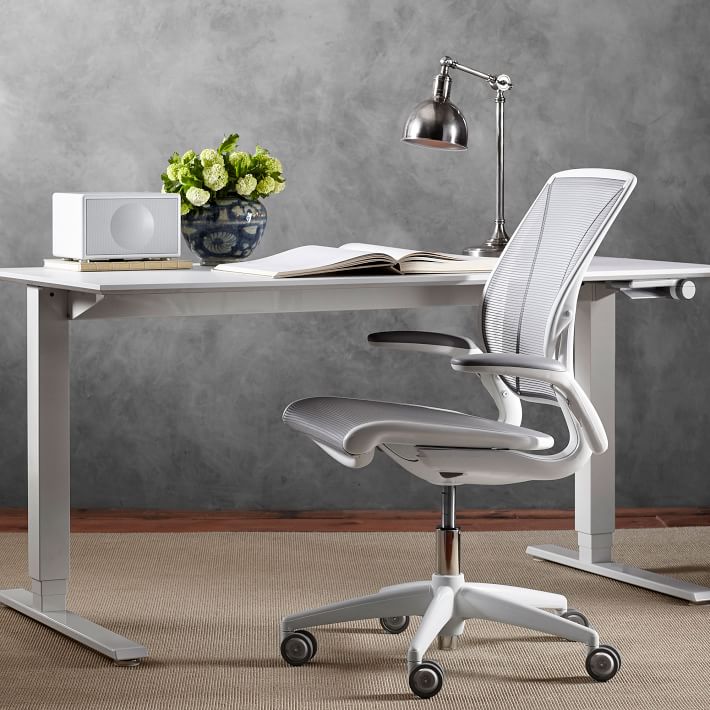 Humanscale Diffrient World Mesh Swivel Desk Chair Black