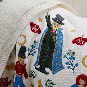 Rifle Paper Co. Nutcracker Throw | Pottery Barn Teen