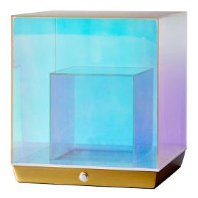 Infinity Cube Light - Iridescent Touch-Activated Lamp | Pottery Barn Teen