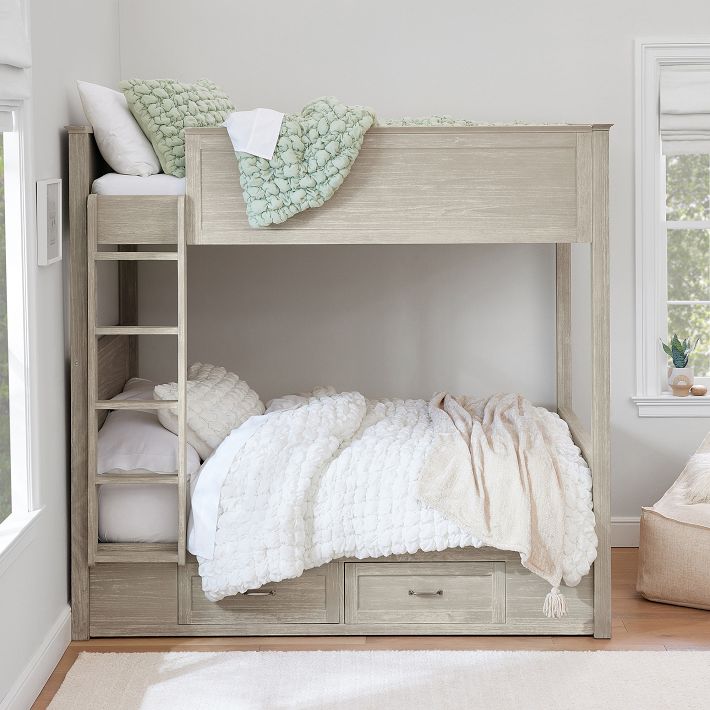 Hampton Double Over Double Bunk Bed Stylish Space Saver Pottery Barn Teen