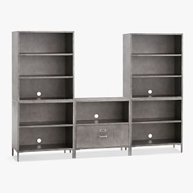 Locker 1-Drawer & Mixed Cubby Tower Set - Industrial Storage | Pottery ...