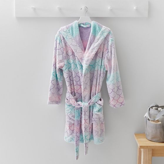Mermaid Hooded Robe | Pottery Barn Teen