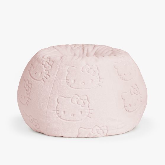 Hello Kitty® Pink Faux Fur Bean Bag Chair | Pottery Barn Teen