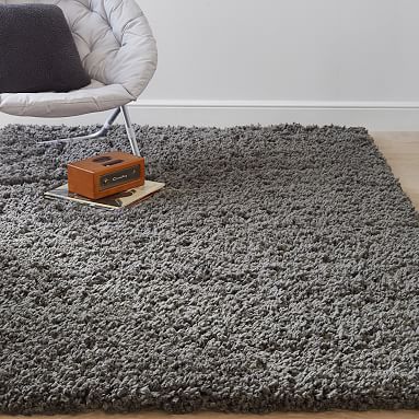 Open Box: Ultimate Sleepover Performance Shag Rug - Charcoal | Pottery ...