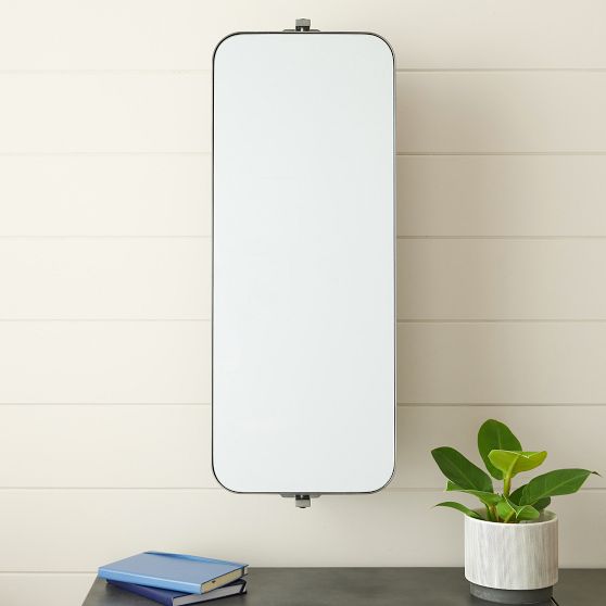 Swivel Storage Mirror (12"x34") | Pottery Barn Teen