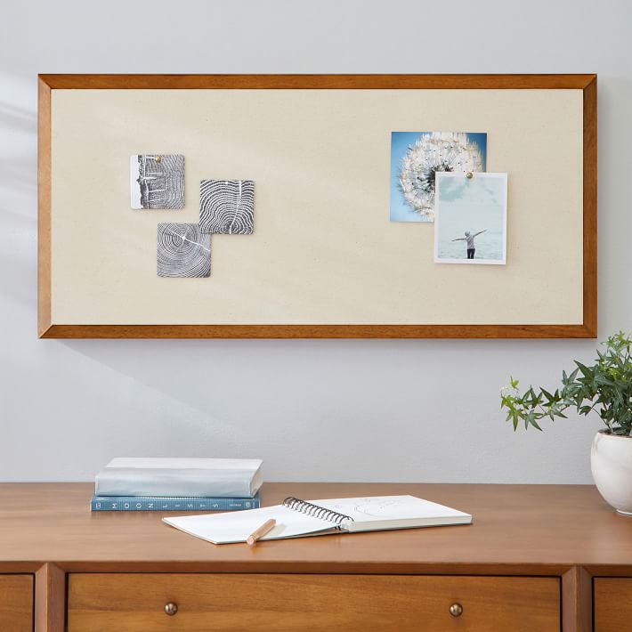west elm x pbt Mid-Century Slim Pinboard | Pottery Barn Teen