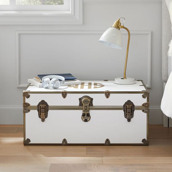 Monogram Standard Dorm Trunk | Pottery Barn Teen