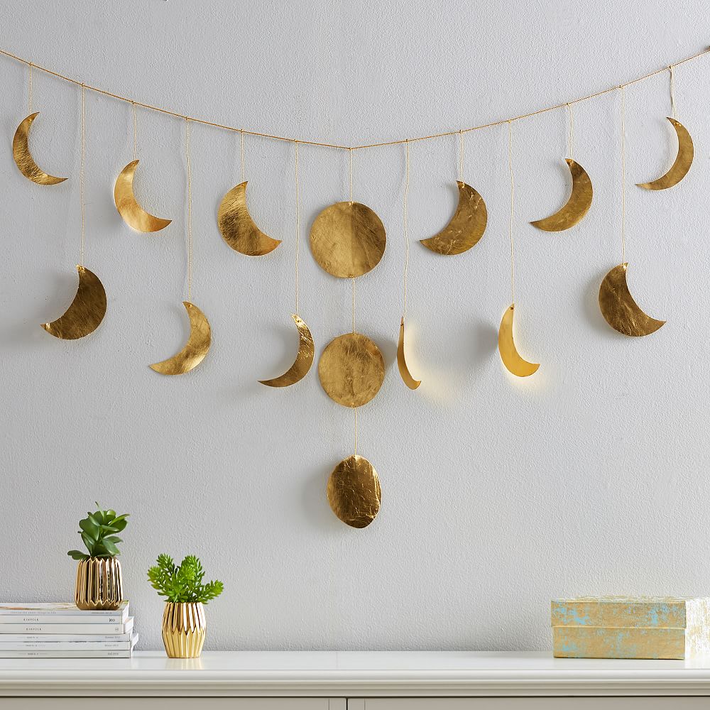 Moon Phases Garland | Dorm Wall Decor | Pottery Barn Teen