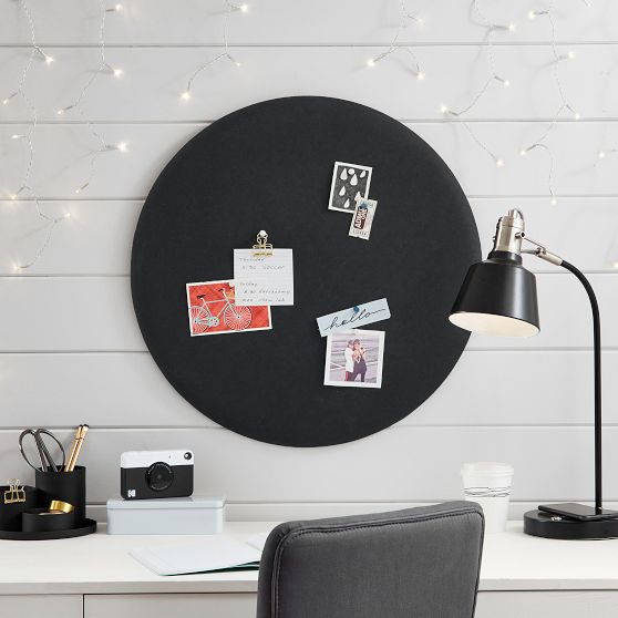 No Nails Round Pinboard (24") | Pottery Barn Teen