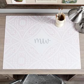 Boho Tile Personalized Desk Mat | Dorm Desk Decor | Pottery Barn Teen