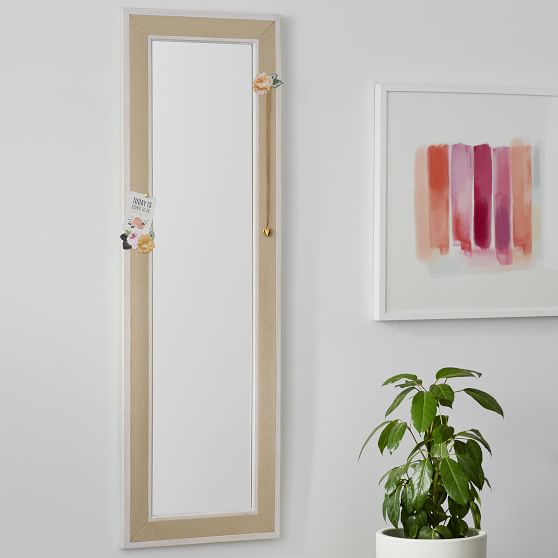 Pinboard Framed Decorative Mirror | Pottery Barn Teen