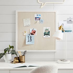 No Nails Framed Pinboard - Easy Hanging Solution | Pottery Barn Teen