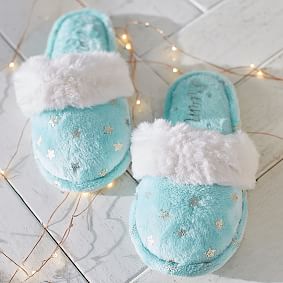 Plume Shimmer Star Teen Slippers | Pottery Barn Teen
