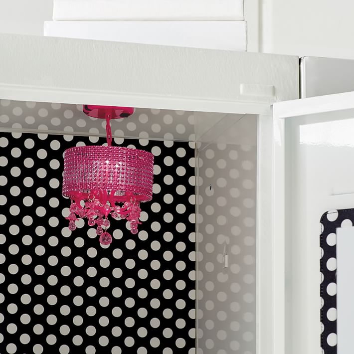 Pink Locker Chandelier | Locker Decoration | Pottery Barn Teen