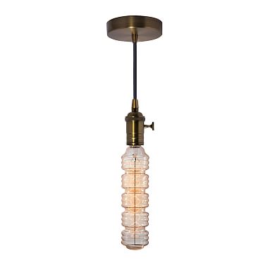 Water Bottle Shaped Grand Nostalgic Spiral Pendant | Pottery Barn Teen