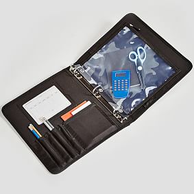 Mavericks Stripe Binder For School | Pottery Barn Teen