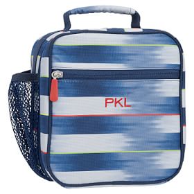 Motion Blur Navy Classic Lunch Box For Teens | Pottery Barn Teen