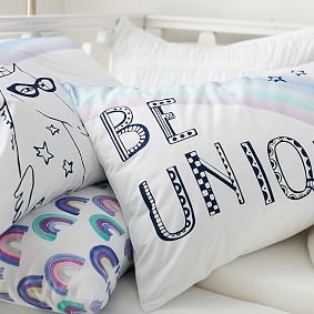 Novelty Be Unique Pillowcases | Pottery Barn Teen