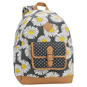 Northfield Multi Daisy Teen Backpack | Pottery Barn Teen