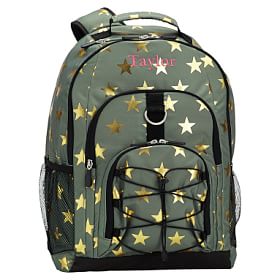 Olive Green Shine Bright Stars Teen Backpack | Pottery Barn Teen