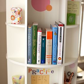 Revolving Bookcase | Pottery Barn Teen