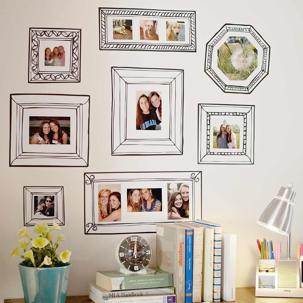 Gallery Frame Wall Decals | Pottery Barn Teen