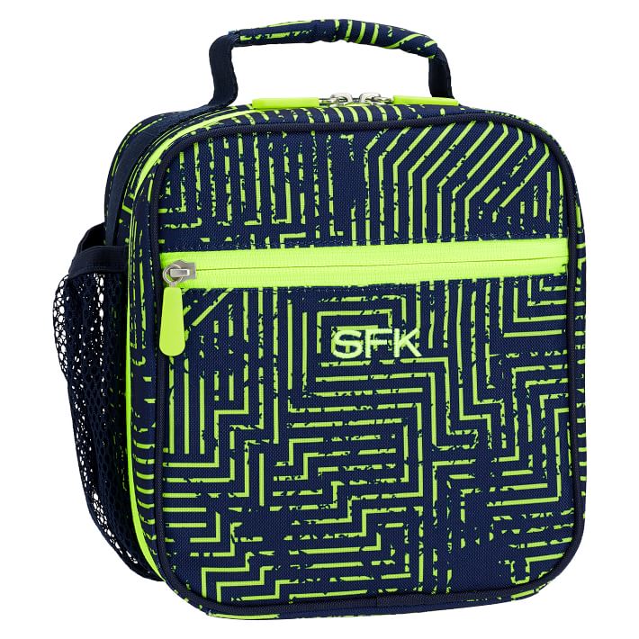 Yellow Neon Circuit Classic Lunch Box For Teens | Pottery Barn Teen