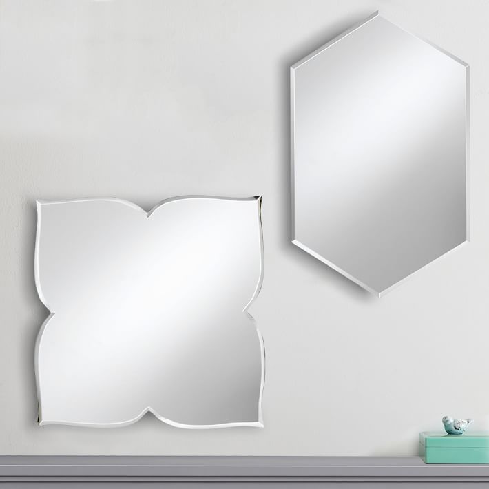 Frameless Geo Mirror - Sale | Pottery Barn Teen
