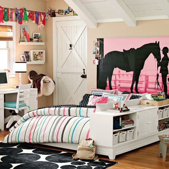 Equestrian Wall Mural | Wall Decor | Pottery Barn Teen