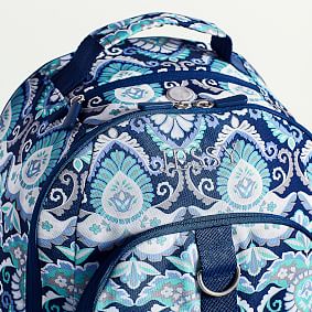 Navy Deco Medallion Teen Backpack | Pottery Barn Teen