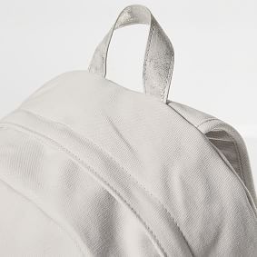 Solid Gray With Silver Metallic Teen Backpack | Pottery Barn Teen